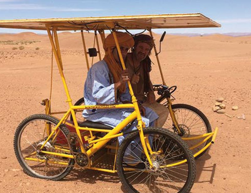 La société solar e-cycles lance un tricycle alimenté à l'énergie solaire