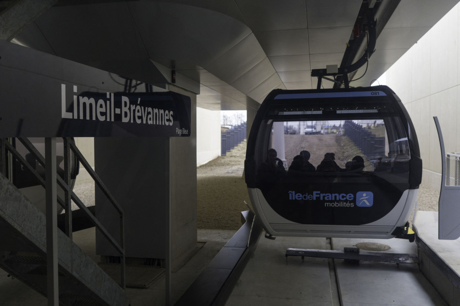 Inauguration du premier téléphérique urbain en Ile-de-France