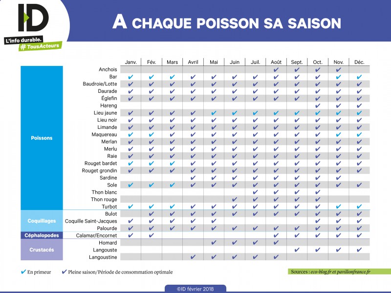 Pêche responsable : les poissons ont aussi leur saison